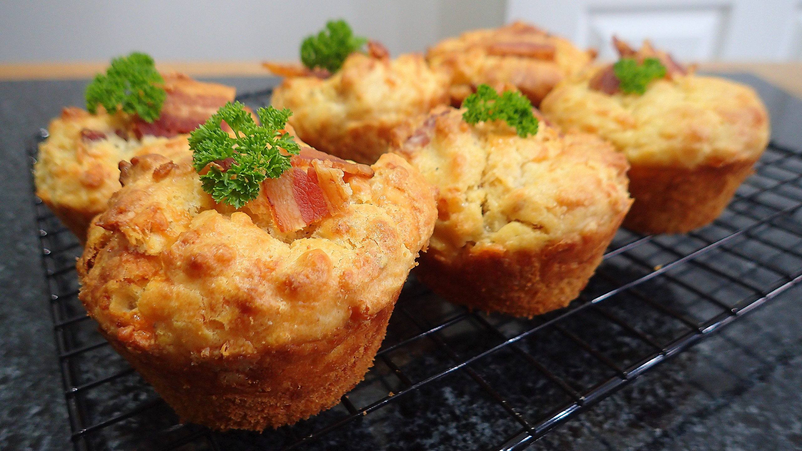 Cheese and Bacon Muffins - Just Julie
