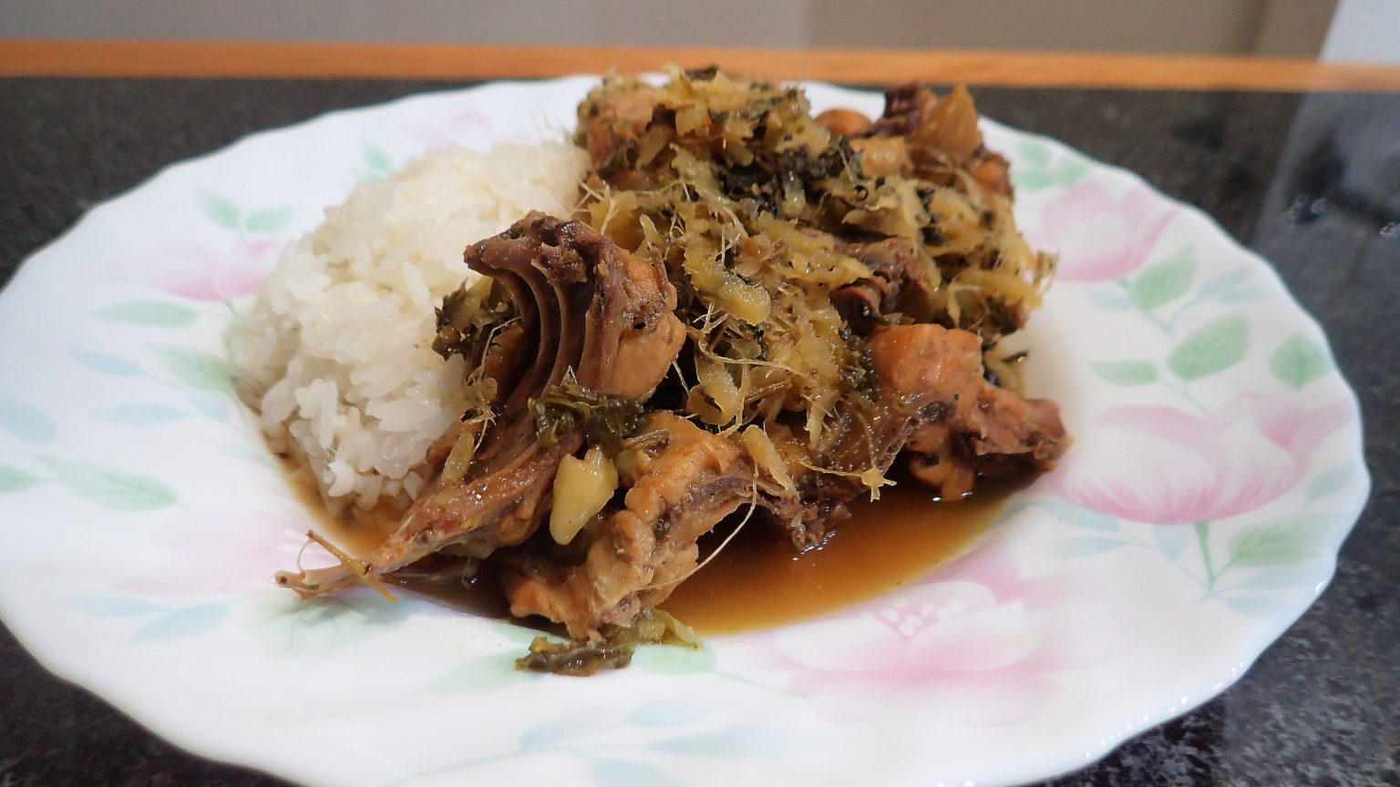 Kacangma or Motherwort Chicken - Just Julie