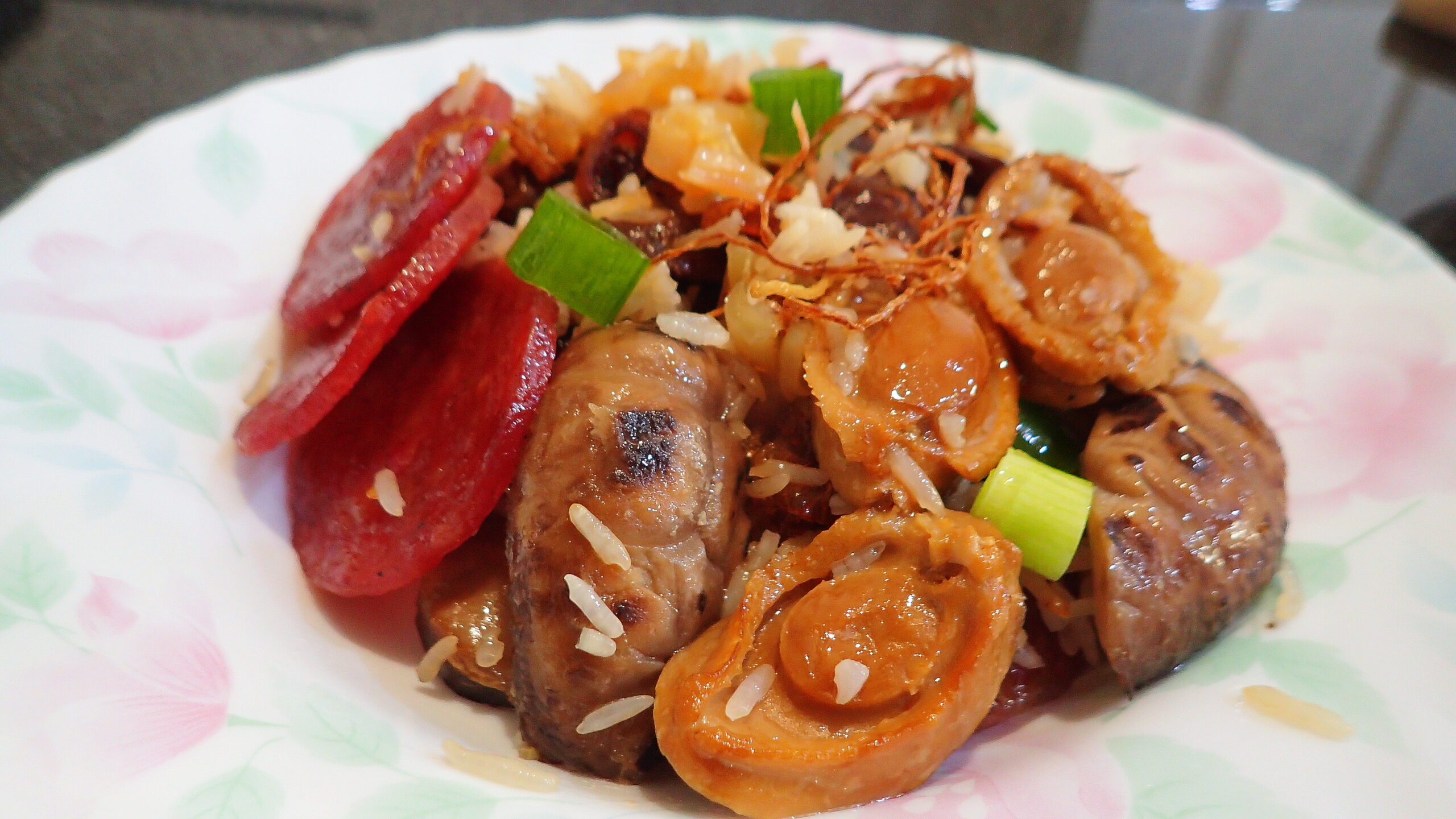 Claypot waxed meat Rice (Lap Mei Fun) 腊味饭 - made simple - Just Julie